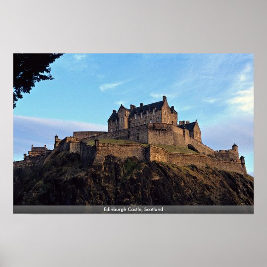 Edinburgh Castle, Scotland Poster | Zazzle.com