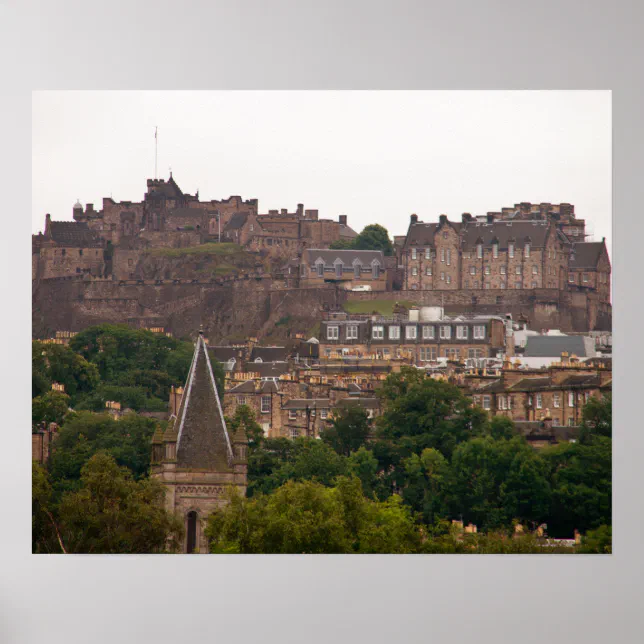 Edinburgh Castle Scotland UK Poster | Zazzle