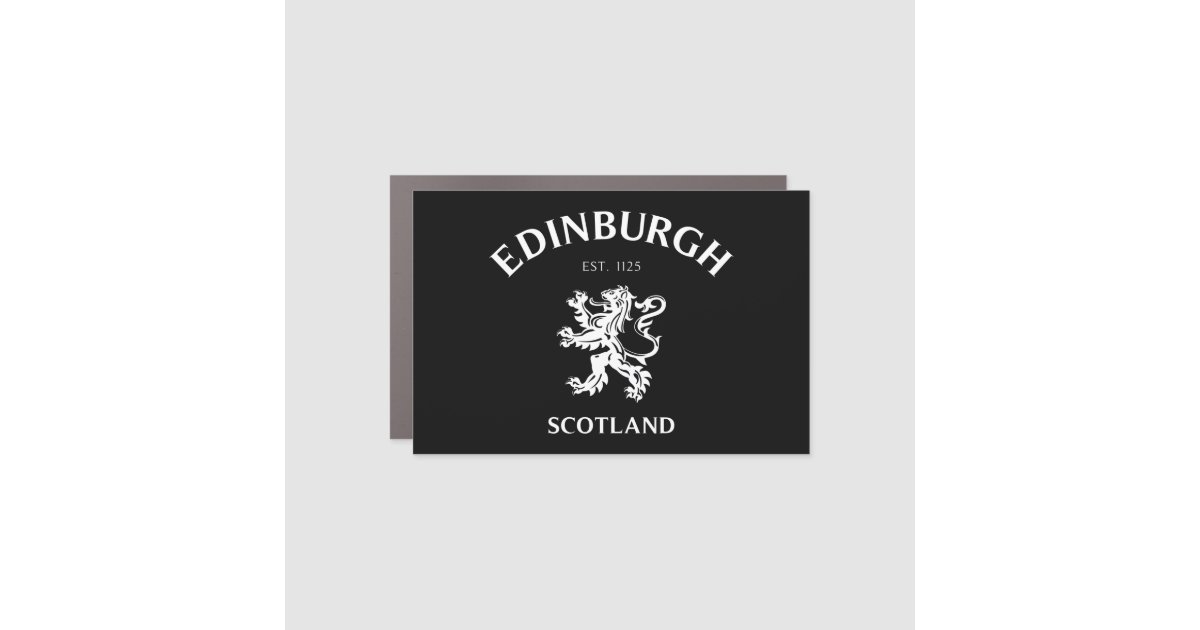 EDINBURGH Scotland Car Magnet | Zazzle
