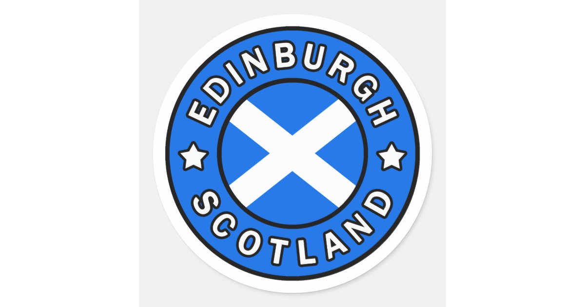 Edinburgh Scotland Classic Round Sticker | Zazzle
