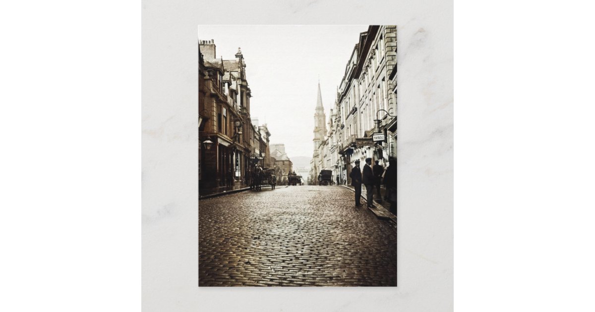 EDINBURGH SCOTLAND MAYBOLE STREET SCENE 1910 POSTCARD | Zazzle