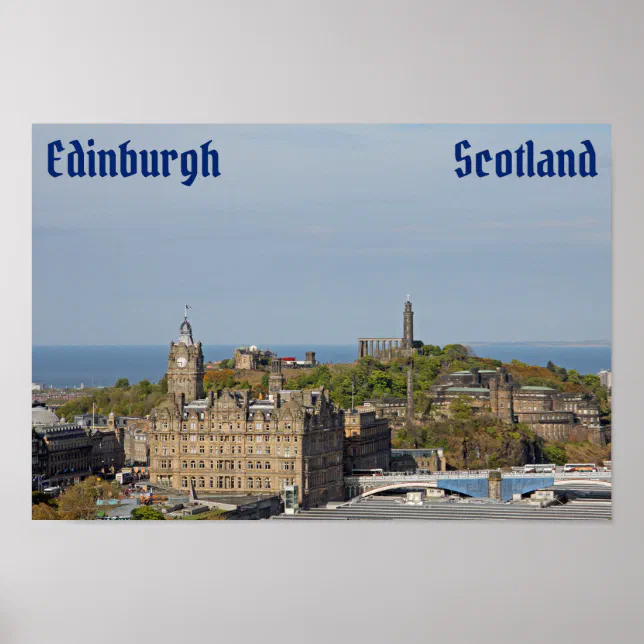 Edinburgh, Scotland Poster | Zazzle