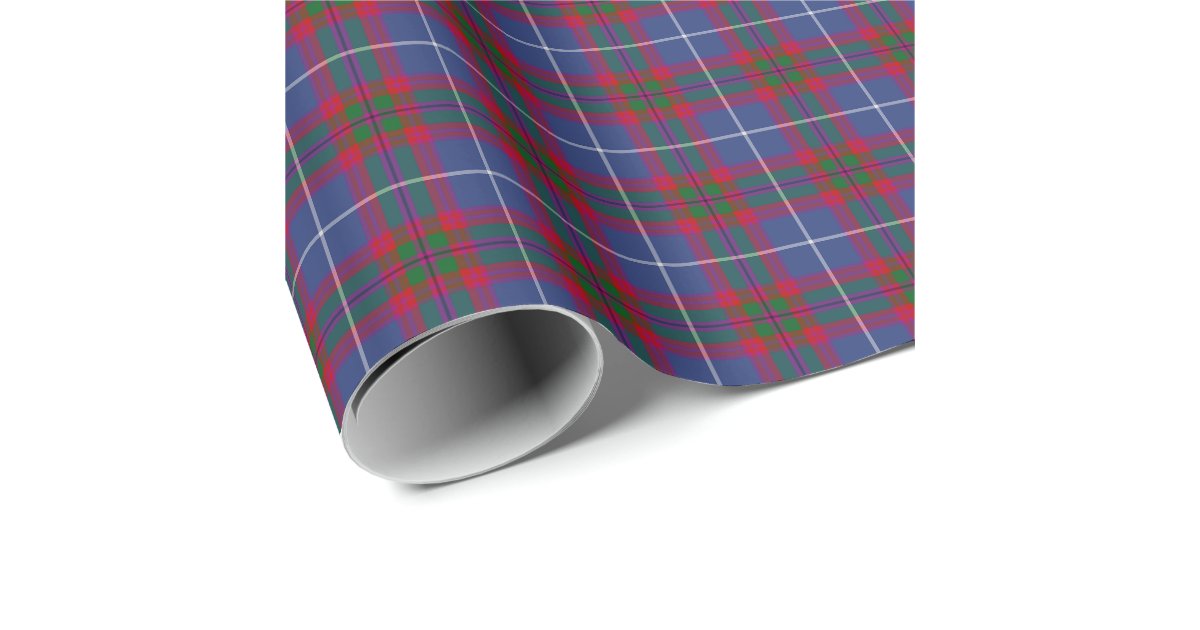 Edinburgh Scotland Tartan Pattern Wrapping Paper | Zazzle