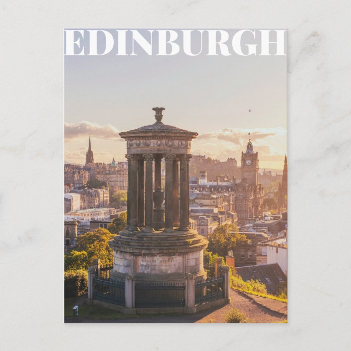 Edinburgh, Scotland, Uk Postcard | Zazzle.com