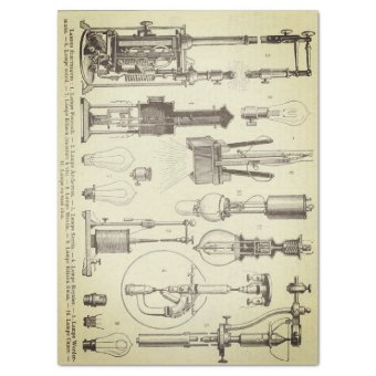 Edison Bulb Decoupage Paper | Zazzle