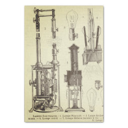 Edison Bulb Decoupage Paper | Zazzle