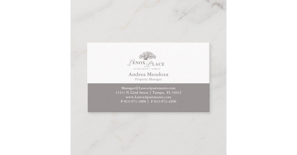 Edit 2 Apartment Complex Business Card Template | Zazzle