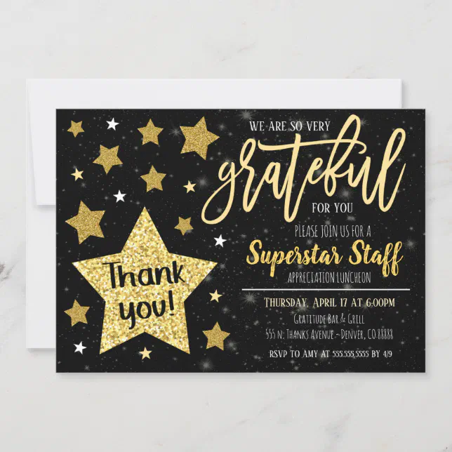 Editable Appreciation Invitation | Zazzle