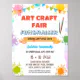 Editable Art Painting event flyer Poster | Zazzle