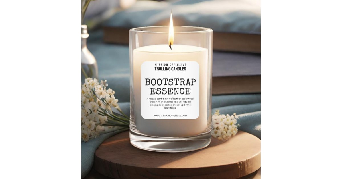 Editable Baby Boomer Humor Candle Labels | Zazzle