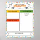 Editable Back to School Newsletter Template Poster | Zazzle