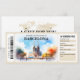 Editable Barcelona Spain Plane Boarding Pass Invitation | Zazzle
