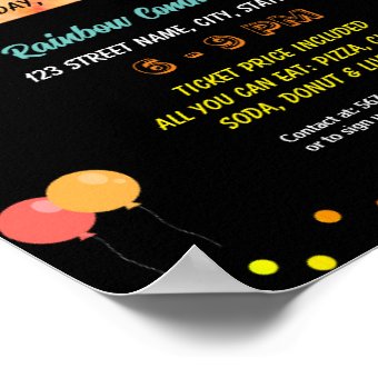 Editable Basket Raffle Fundraiser Flyer Poster | Zazzle