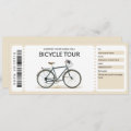Editable Bicycle Tour Gift Certificate Invitation | Zazzle