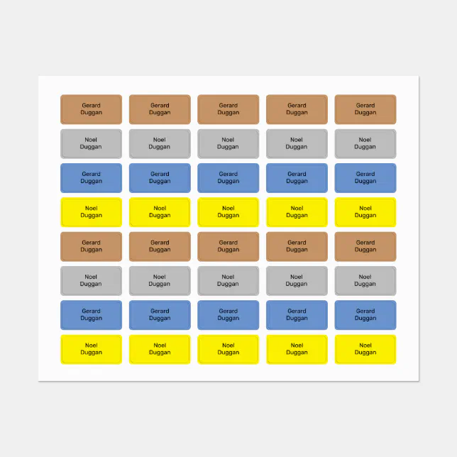 Editable Boys Clothing Labels | Zazzle