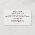 Editable Cattle Farmer Butcher Business Card | Zazzle
