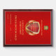 Editable certificate red gold business excellence award plaque | Zazzle