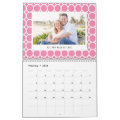 Editable Color and Caption Modern Photo Calendar | Zazzle