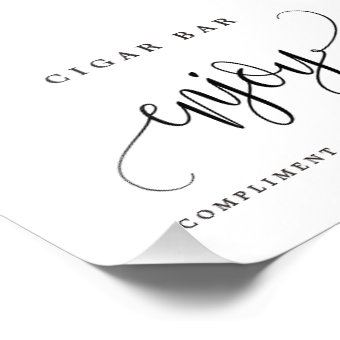 Editable COLOR and SIZE Food Sign LCC | Zazzle