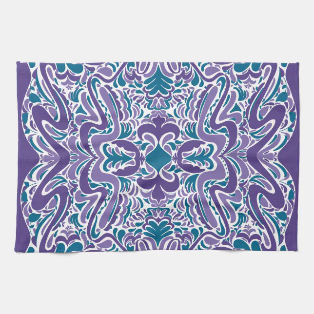 Editable color artwork kitchen towel | Zazzle