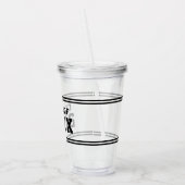 Editable Color Varsity Graduating Class of Year Acrylic Tumbler | Zazzle