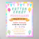 Editable Cotton candy fundraiser flyer Poster | Zazzle