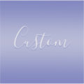 Editable Cursive Script | Transparent Purple Sticker | Zazzle
