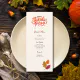 Editable Custom Leaf Thanksgiving Menu Template | Zazzle