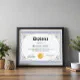 Editable Diploma Certificate of Graduation 11x8.5 | Zazzle