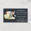 Editable Distance Learning Tutor Business Card | Zazzle