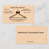 Editable Dry Cleaning Business Card | Zazzle