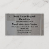 Editable Drywall Plaster Sheetrock Finishing Business Card | Zazzle