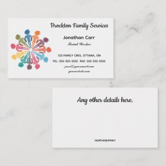 Editable Family Social Worker Business Card | Zazzle