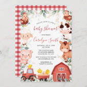 EDITABLE Farm Baby Shower Invitation | Zazzle