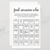 Editable Find Someone Who Game Bingo game | Zazzle