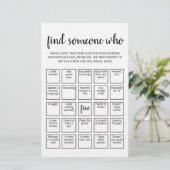 Editable Find Someone Who Game Bingo game | Zazzle