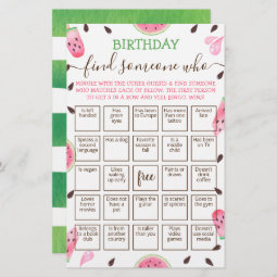 Editable Find Someone Who Game Bingo game | Zazzle