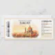 Editable Florence Plane ticket, Italy Trip Invitation | Zazzle