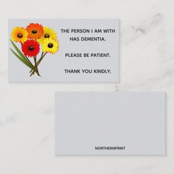 Editable Flowers Please Be Patient Card | Zazzle