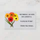 Editable Flowers Please Be Patient Card | Zazzle