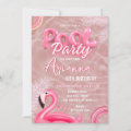Editable Girls Pink Pool Party Birthday Invitation | Zazzle