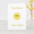 Editable Golden Congratulations Shine Bright Card | Zazzle