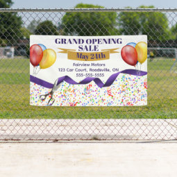 Editable Grand Opening Sale Banner | Zazzle