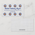 Editable Gym Loyalty Rewards Card | Zazzle
