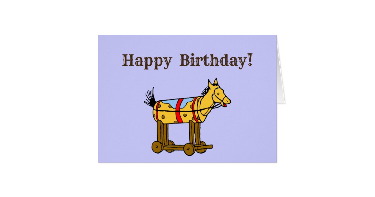 Editable Happy Birthday Vintage Toy Card | Zazzle