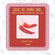 Editable Hot Pepper Sauce Square Sticker | Zazzle