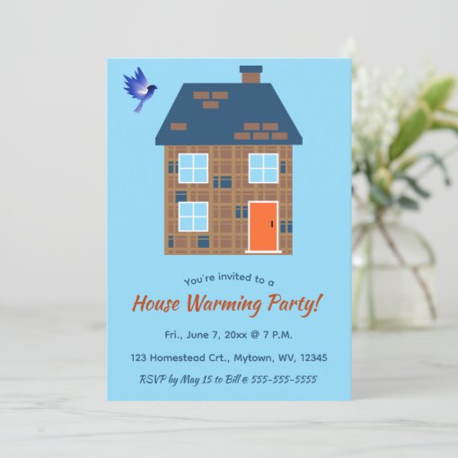 Editable House Warming Party Invitation | Zazzle