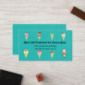Editable Ice Cream Shop Loyalty Rewards Card | Zazzle