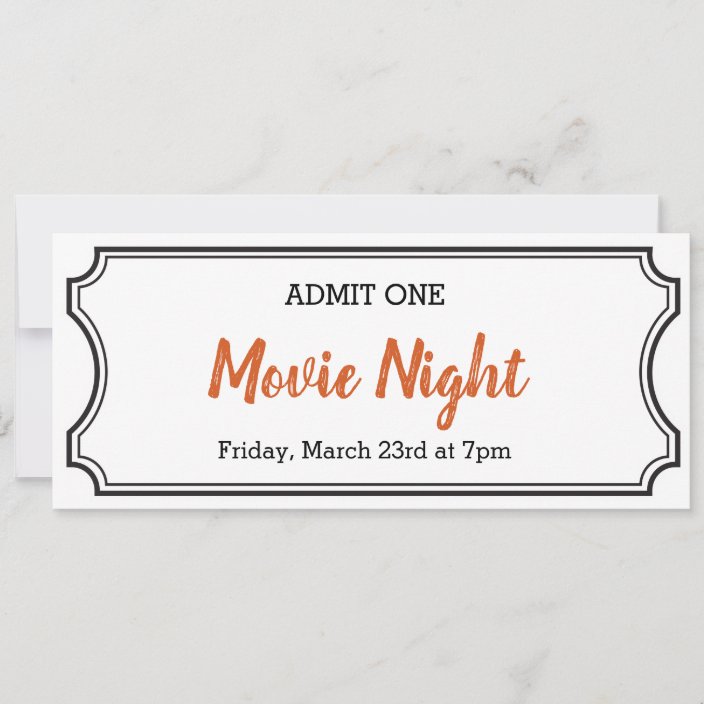 Editable IOU Gift Tickets Anniversary Gift Orange | Zazzle.com