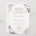 Editable Islamic Nikkah Invitation Template Lavend | Zazzle